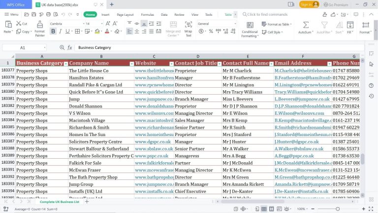 3 Million UK Email Database [2024] - EmailProLeads