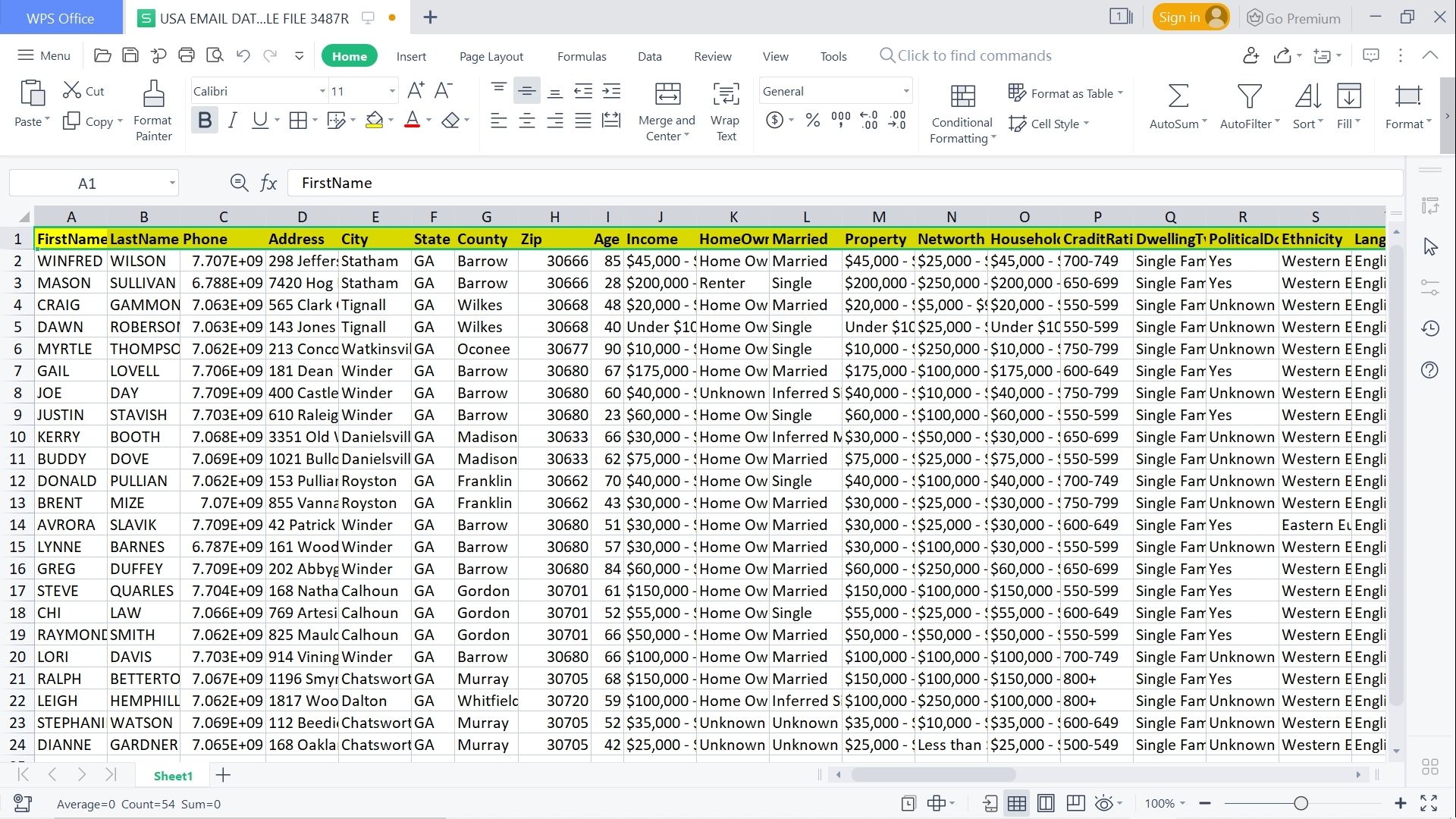 97M USA Email List & Database - 2024 Updated & Verified