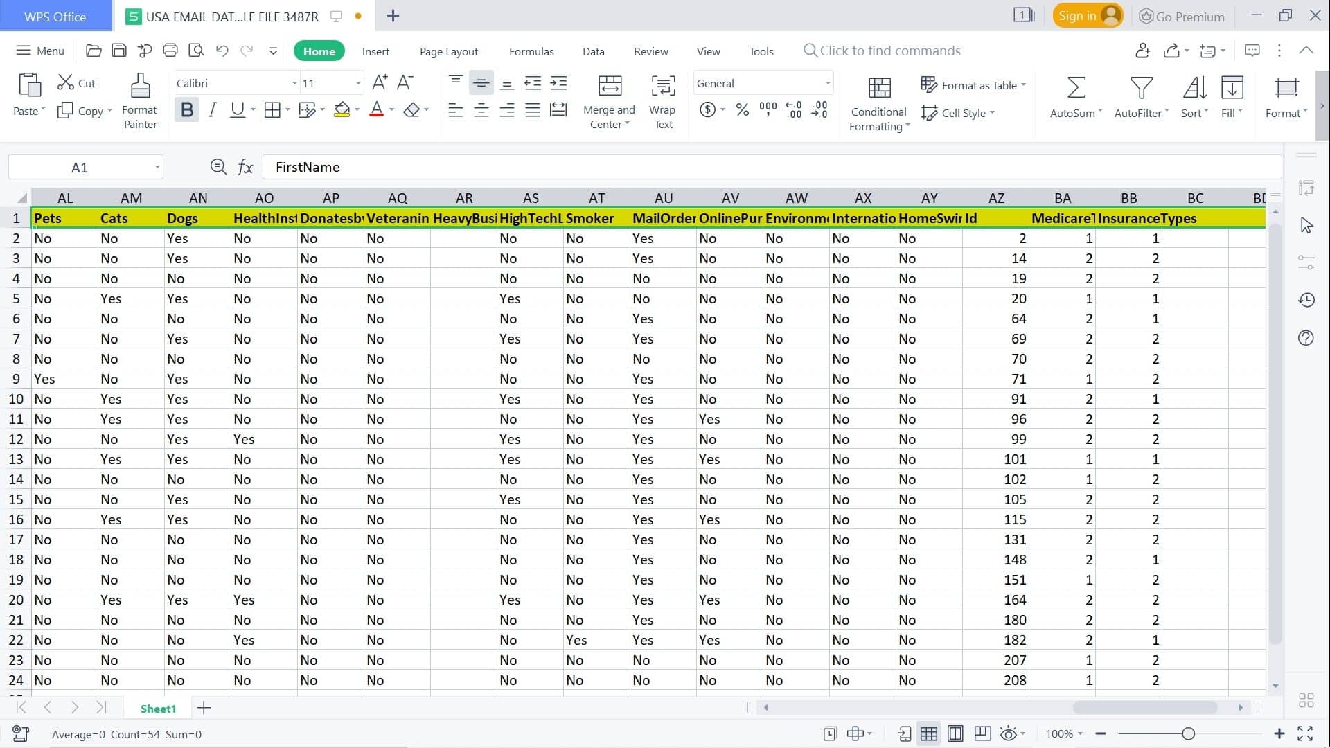 97M USA Email Database - 2023 Updated - EmailProLeads