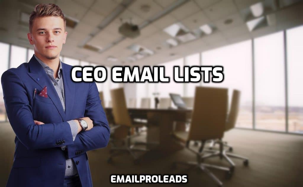 Chief Executive Officer CEO Email List - EmailProLeads