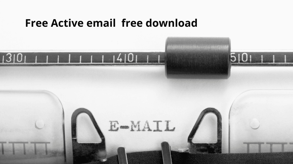Free Active Email Lists - EmailProLeads