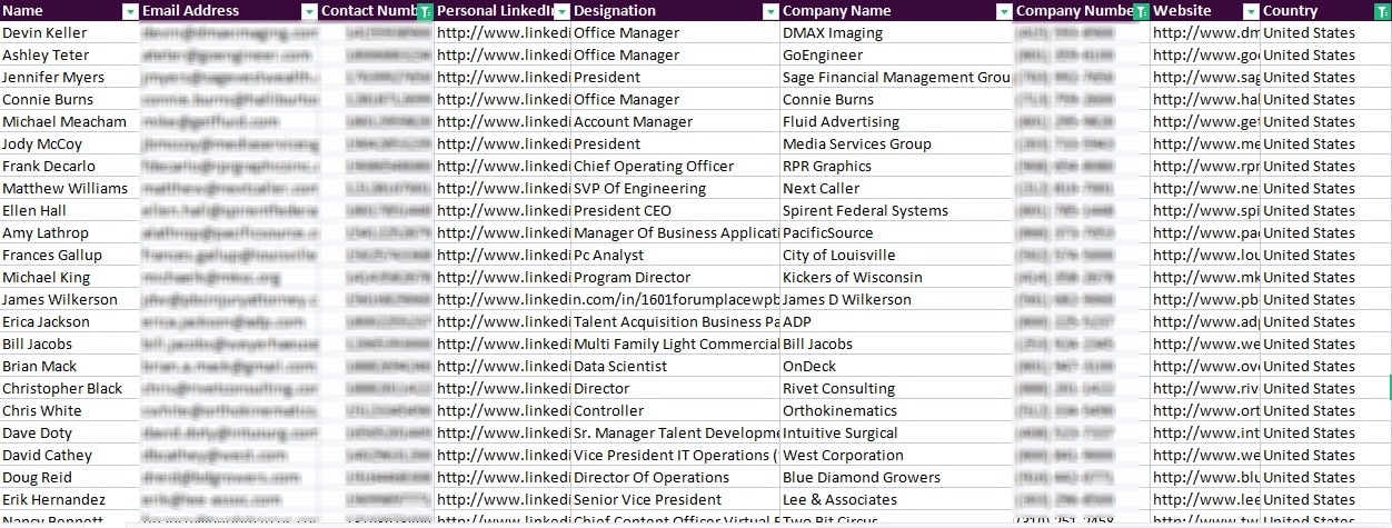138M USA Email lists: Business and Consumer Address